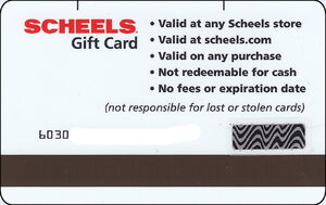 Gift Card: Geese (Scheels, United States of America(Scheels) Col:US-SC ...