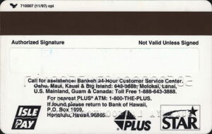 Bank Card: Bank of Hawaii - Bankoh BankCard (Bank of Hawaii, United ...