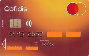 Bank Card: Cofidis credit (Cofidis, FranceCol:FR-MC-0081