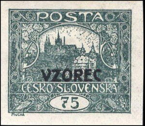 Stamp: Prague Castle - VZOREC (Czechoslovakia(Hradčany in Prague ...