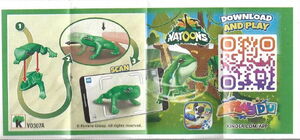 Meal Toy: Frog (Kinder Surprise, Europe(Kinder - Natoons 23/24) Col:VD307A