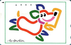 Phonecard: Art - Bo Bendixen (NTT, Japan(110-011-Art) Col:JP-110-011 ...