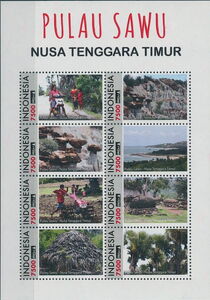 Stamp: Sawu Island - East Nusa Tenggara (Indonesia(Tourism - Sawu ...