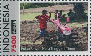 Stamp: Sawu Island - East Nusa Tenggara (Indonesia(Tourism - Sawu ...
