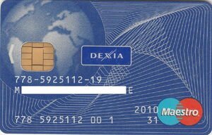 Bank Card: Dexia (Crédit Communal/Gemeentekrediet - DEXIA - Belfius ...