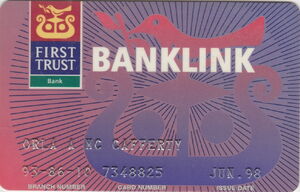 Bank Card: Banklink (First Trust Bank, IrelandCol:IE-GM-0008.09