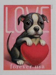 Stamp: Love : Puppy (United States of America(Love 2023 : Kitten and ...