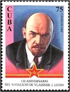 Stamp: Vladimir Lenin (1870-1924) (Cuba(130th Anniversary of the Birth ...