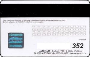 Geschenkkarte: Logo (Autostadt, Deutschland, Bundesrepublik(Autostadt ...