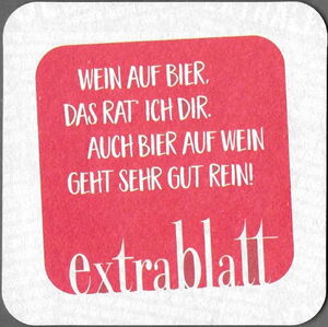 Beer Coaster: Cafe Extrablatt (Cafe Extrablatt, Germany, Federal ...