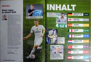 Magazine: Europas TOP-Ligen 2015/16 (Allemagne, République FédéraleCol ...