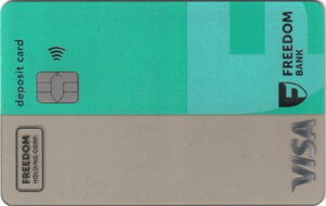 Bank Card: Deposit card (Freedom Finance Bank, KazakhstanCol:KZ-VI-0128
