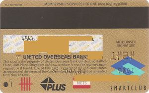 Bank Card: UOB Visa Gold 2 (United Overseas Bank, SingaporeCol:SG-VI ...
