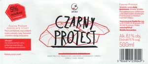 Drink Label: Czarny Protest (Browar Hoplala, PolandCol:PL-BEER-013448