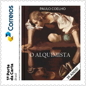 Stamp: The Alchemist by Paulo Coehlo (Brazil(Selos Personalizados ...