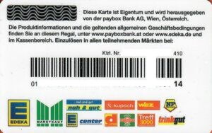 Geschenkkarte: Black card (Edeka, Deutschland, Bundesrepublik(Mit Liebe ...