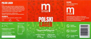 Drink Label: Polski Lager (Browar Maryensztadt, PolandCol:PL-BEER-013460