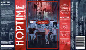 Drink Label: Hoptime West Coast IPA (Browar Maryensztadt, PolandCol:PL-BEER-013498