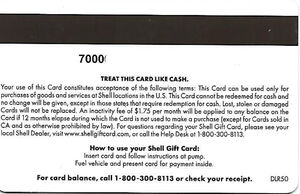 Gift Card: Shell (Shell, United States of America(Shell in the sand ...