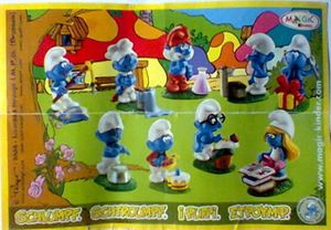 Meal Toy: Smurf prankster (Kinder Surprise, Europe(Kinder - The Smurfs ...