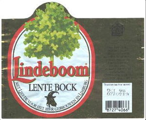 Drink Label: Lindeboom Lente Bock (Lindeboom Bierbrouwerij ...