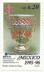 Stamp: Ceramics (Mexico: Cinderella Stamps(Antituberculosis Stamps) Col ...