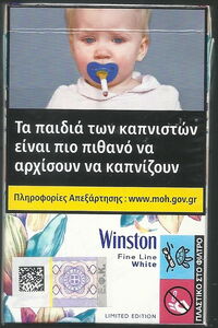 Paquete de Cigarrillos: Winston Silver Fine Line 2022 Limited Edition ...