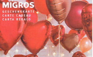 Geschenkkarte: Heart balloons (Migros, Schweiz(Cash Card) Col:CH-MIG ...