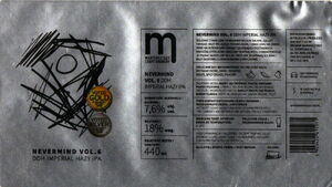 Drink Label: Nevermind vol.6 DDH Imperial Hazy IPA (Browar Maryensztadt ...