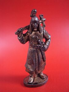 Meal Toy: Chinese Warrior copper (Kinder Surprise, Europe(Kinder ...