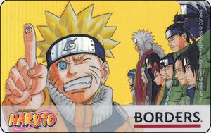 Gift Card: Naruto (Borders & Waldenbooks, United States of America ...