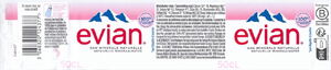 Drink Label: Evian (Source Cachat Bron-S.A.E.M.E., FranceCol:FR-WATER ...