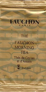 Tea Bag: Fauchon Morning Tea, glossy (Fauchon, FranceCol:TB-FR-8855