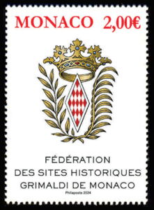 Stamp: Federation of Grimaldi Historic Sites (MonacoCol:MC 2024.01.02-02