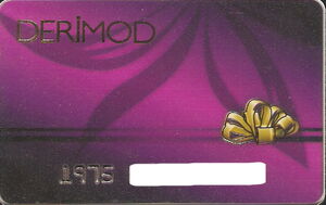 Gift Card: Derİmod (Derimod, Türkiye (Turkey)(Derimod) Col:TR-DERIMOD-002 💳