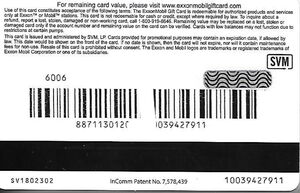 Gift Card: Exxon Mobil - Synergy (Exxon Mobil, United States of America ...
