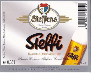 Drink Label: Steffens Steffi (Brauerei Franz Steffens, Linz, Germany ...