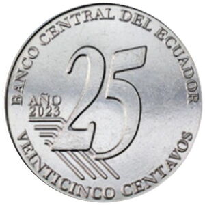 Moneda: 25 Centavos (Alberto Spencer) (Ecuador(2023 - New Circulation)