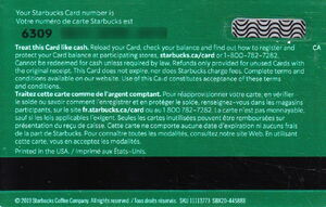 Gift Card: Toronto (Starbucks, Canada(Regional Series) Col:CA-S-6309-19 ...