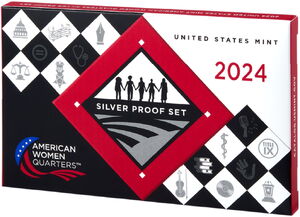 Coin: 25 Cents / Quarter (Set Silver Proof American Women Quarters 2024 ...