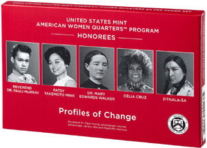 Coin: 25 Cents / Quarter (Set Silver Proof American Women Quarters 2024 ...