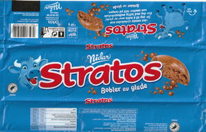 Chocolate Wrapper: Nidar Stratos Milk (Orkla Confectionery & Snacks ...