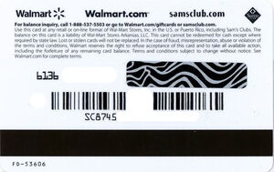 กิ๊ฟการ์ด: Thank You For Your Business (Walmart, สหรัฐอเมริกา(Sam's ...