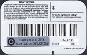 Gift Card: Gifts (Target, United States of America(Christmas series ...