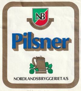 Drink Label: Pilsner stor (Nordlandsbryggeriet, NorwayCol:NO-BEER-000930