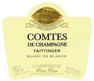 Drink Label: Comtes De Champagne Taittinger Blanc De Blancs (Taittinger ...