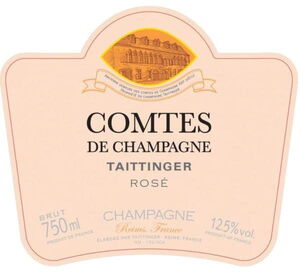 Drink Label: Comtes De Champagne Taittinger Rosé Brut (Taittinger ...