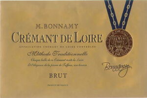 Drink Label: M. Bonnamy Crémant De Loire Brut (Cave Robert et Marcel ...