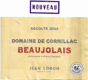 Drink Label: Jean Loron Beaujolais Nouveau (Maison Jean Loron ...
