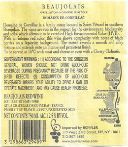 Drink Label: Jean Loron Beaujolais Nouveau (Maison Jean Loron ...